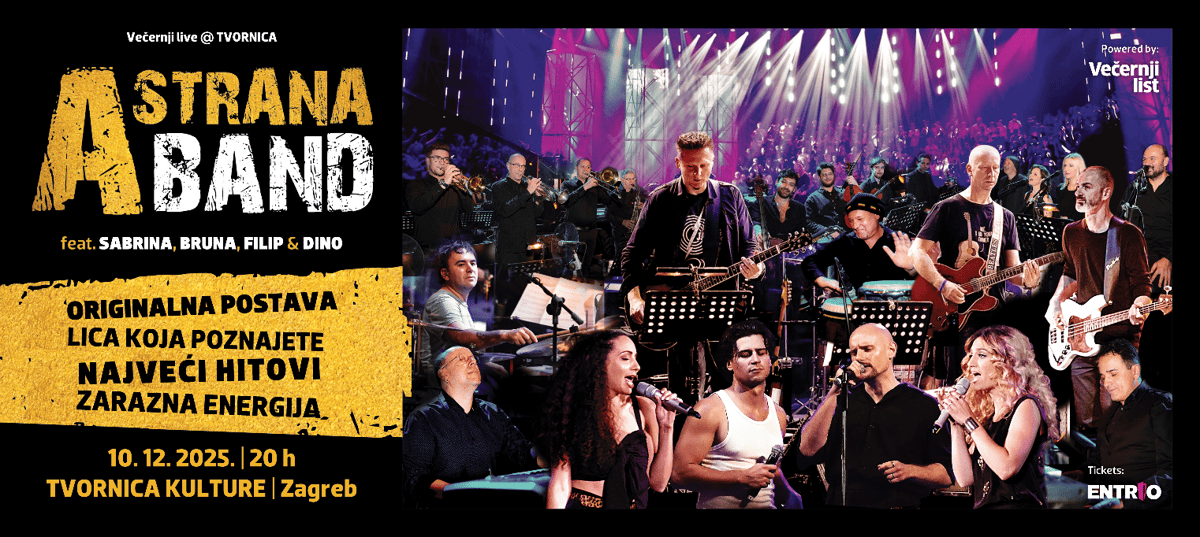 Ulaznice za A STRANA Band feat. Sabrina, Bruna, Filip & Dino, Tvornica ...