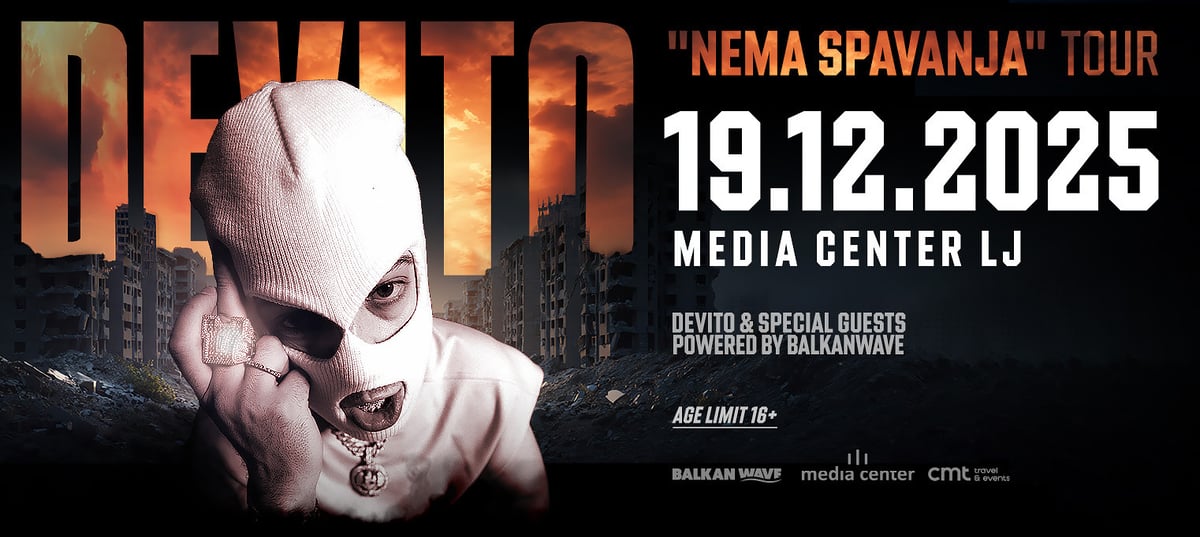 Tickets for DEVITO - "Nema Spavanja" TURNEJA - Media Center Ljubljana, Media Center, Ljubljana ...
