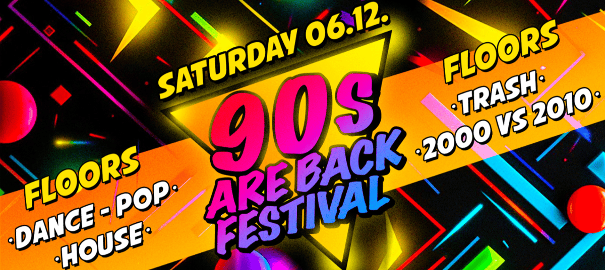 Ulaznice za 90s Are Back Festival 06.12. // KATRAN Zagreb, Katran ...