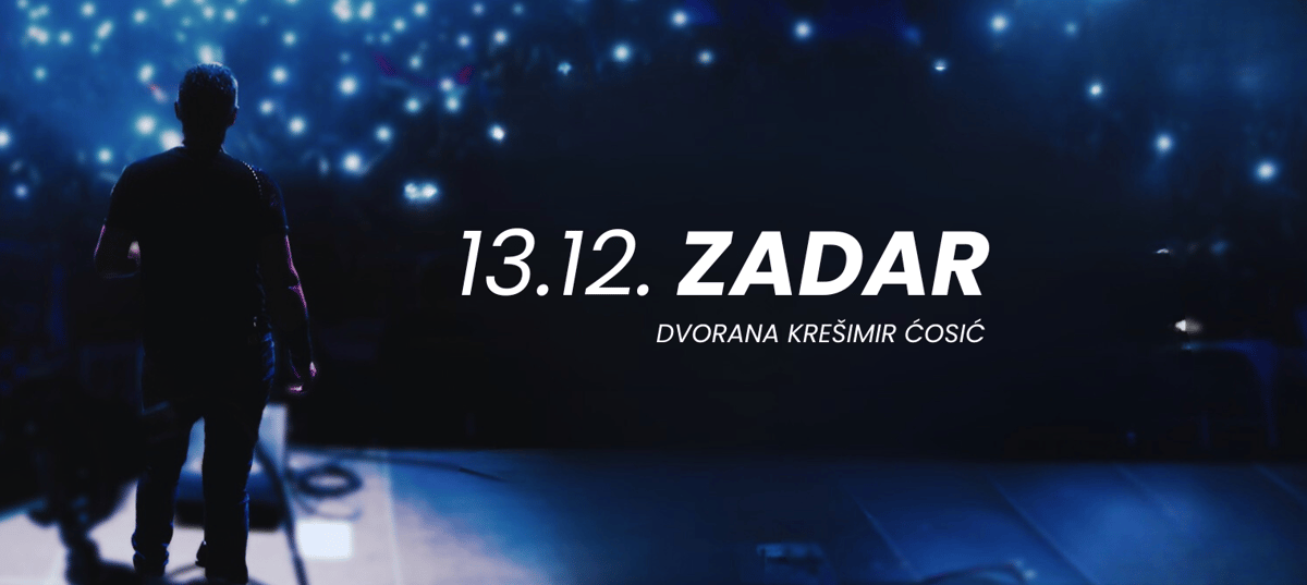 Ulaznice za ZADAR - 13.12. - MARKO PERKOVIĆ THOMPSON, ŠC Višnjik, Zadar ...