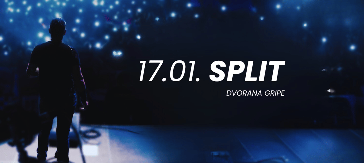 Tickets for SPLIT - 17.01. - MARKO PERKOVIĆ THOMPSON, Dvorana Gripe ...