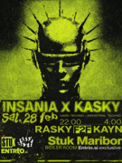Tickets for INSANIA - KAYN F2F RASKY ALL NIGHT LONG / KLUB ŠTUK / HARD ...