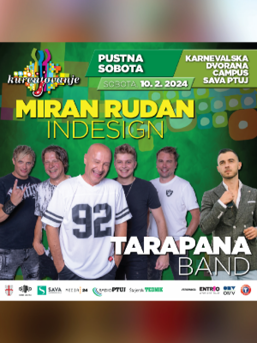 Vstopnice za PUSTNA SOBOTA - Kurentovanje 2024/ Miran Rudan, inDesign ...