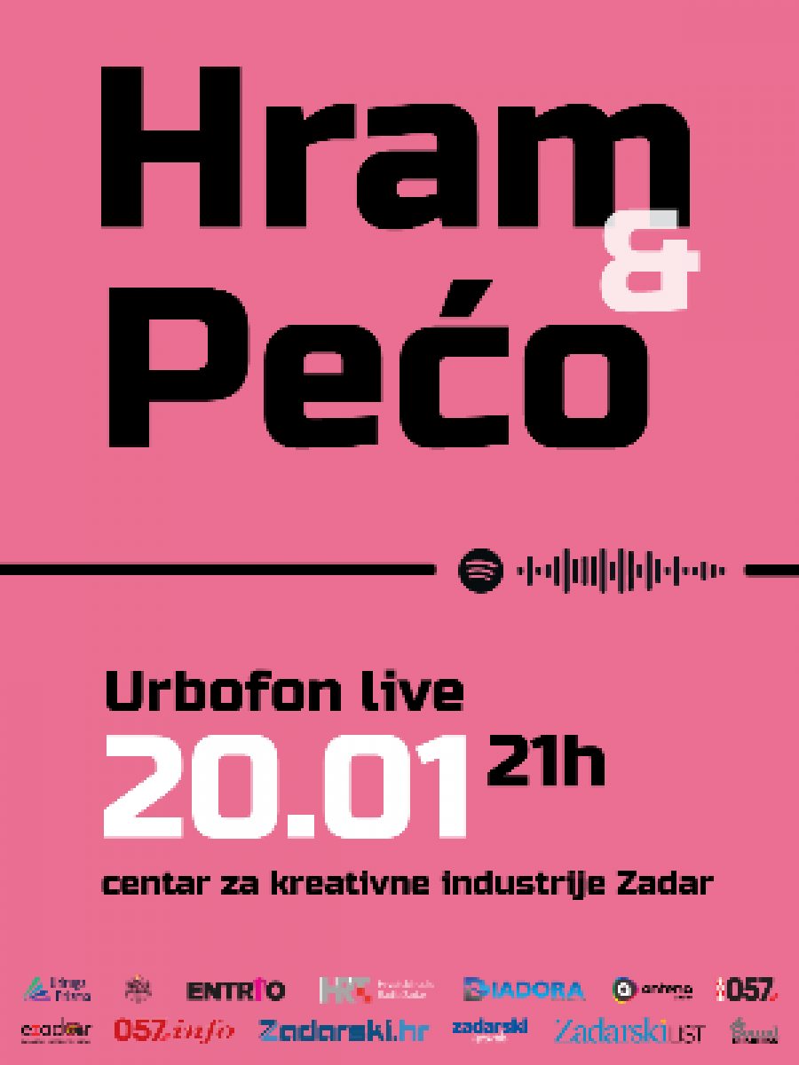 Ulaznice za Urbofon Live: HRAM & PEĆO, Centar za kreativne industrije ...