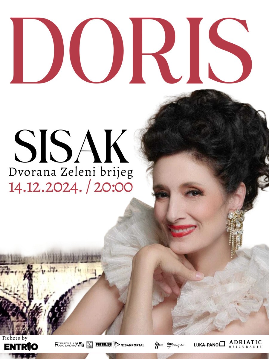 Tickets for Malo mi za sriću triba - DORIS DRAGOVIĆ, Sportska dvorana Zeleni brijeg, Sisak ...