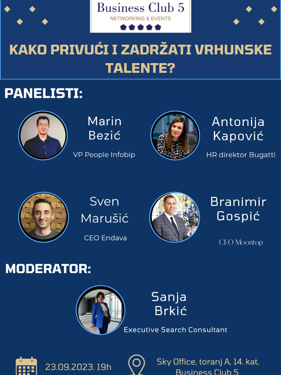 Ulaznice za Kako privući i zadržati vrhunske talente?, Sky Office, 14.kat, toranj A, Business ...