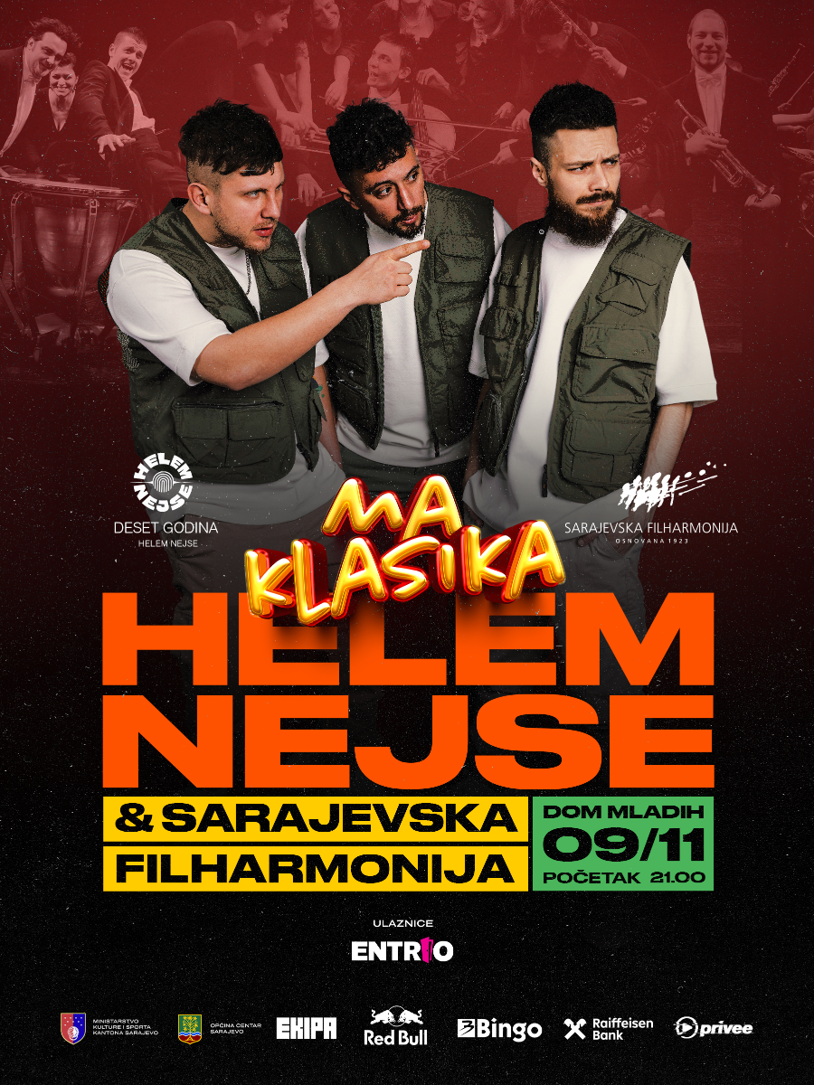 Ulaznice za Helem Nejse & Sarajevska Filharmonija #MaKlasika, Centar ...