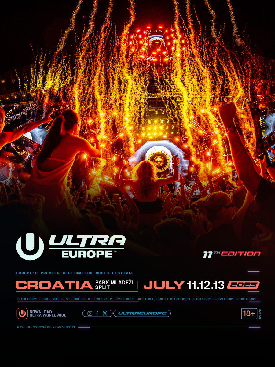 Tickets für ULTRA EUROPE FESTIVAL 2025, Park Mladeži, Split | Aus 11.07 ...