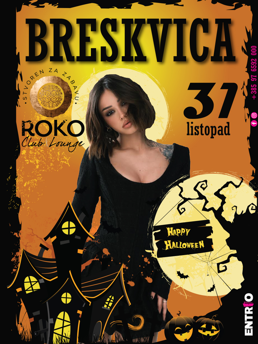 Ulaznice za Breskvica @ Club Roko (Halloween Night), Club Roko, Zagreb ...