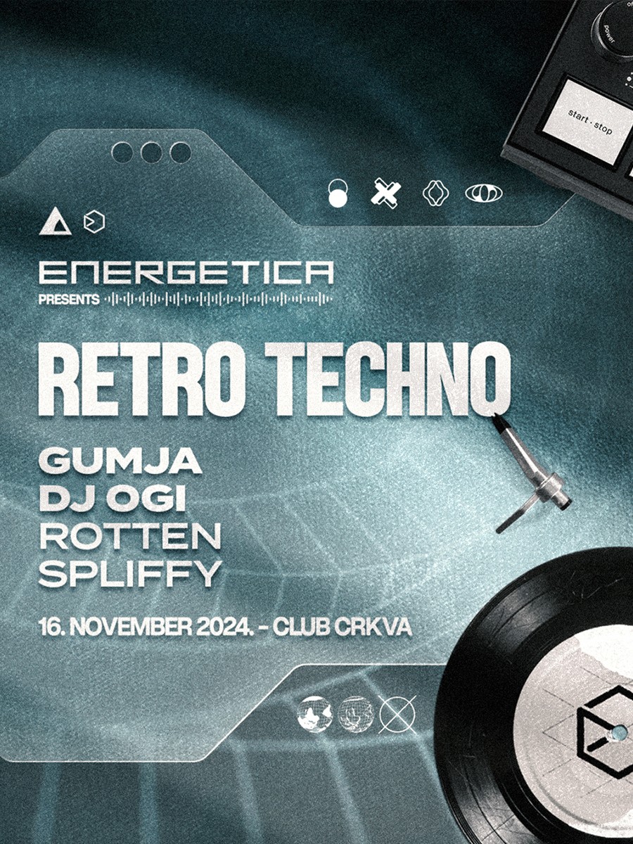 Tickets for RETRO TECHNO, Klub Crkva, Rijeka | Saturday, 16.11.2024., 23:00h | Entrio.hr