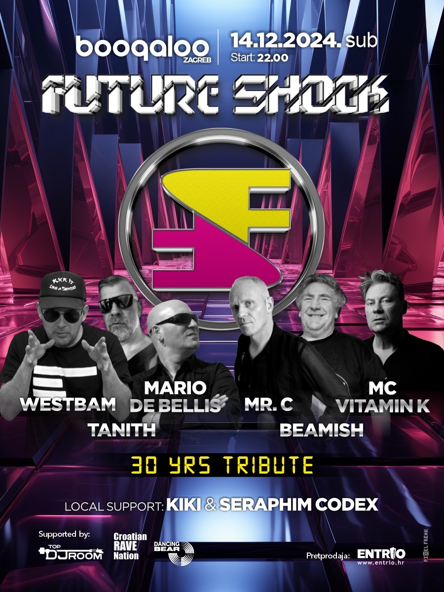 Ulaznice za Future Shock – 30th Anniversary Tribute, Klub Boogaloo ...