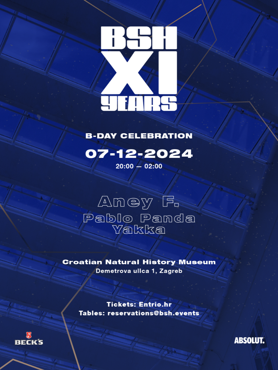 Ulaznice za BSH XI b-day at Croatian Natural History Museum, Hrvatski ...