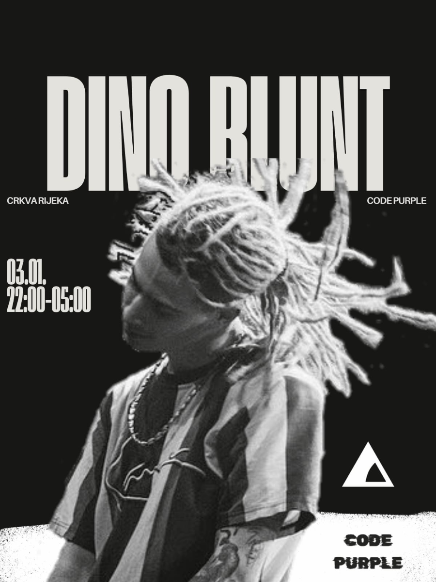 Ulaznice za DINO BLUNT u Rijeci !, Klub Crkva, Rijeka | Petak, 03.01. ...