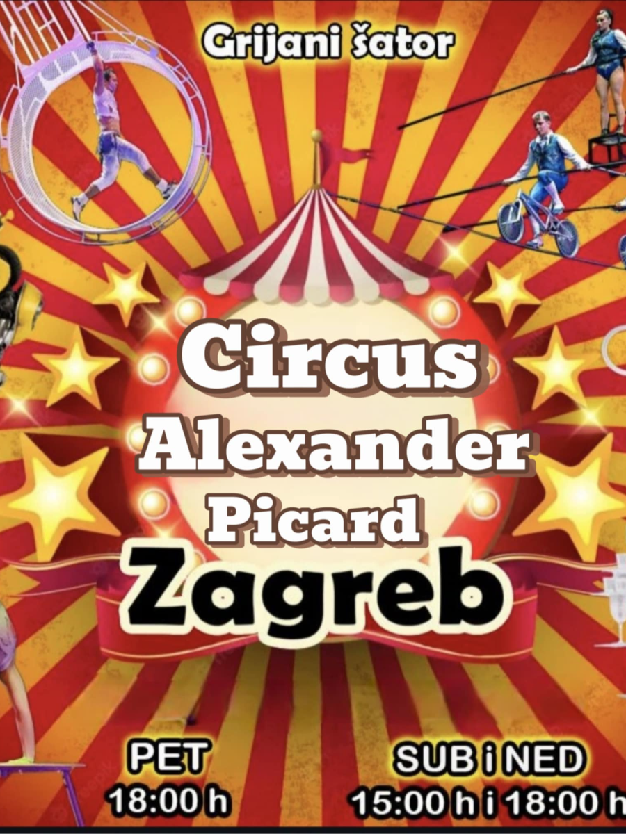 Tickets for Christmas Circus Show, circus alexander picard, Zagreb ...