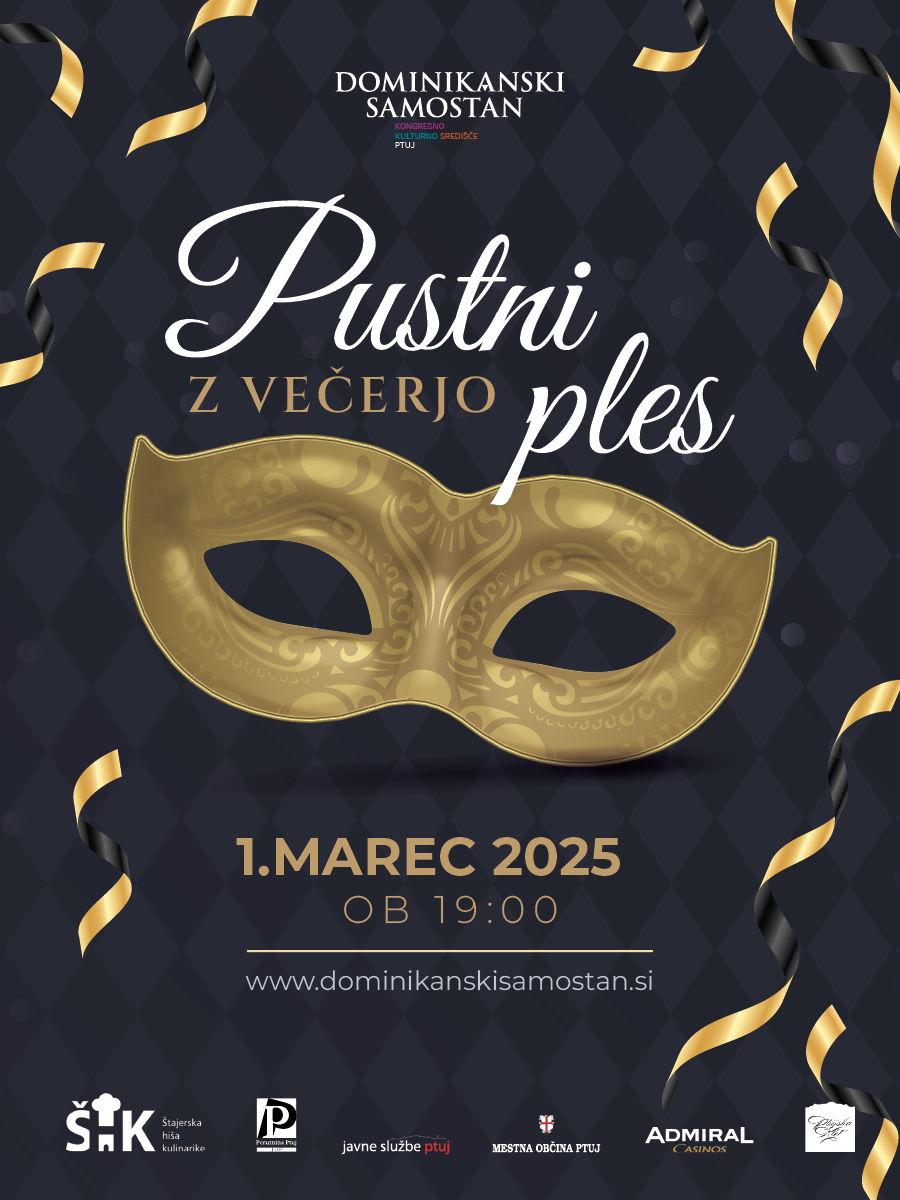 Tickets for PUSTNI PLES Z VEČERJO V DOMINIKANSKEM SAMOSTANU ...