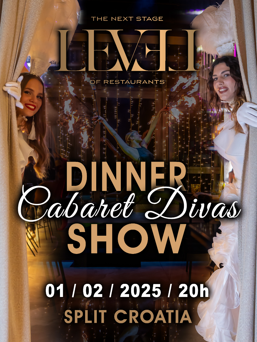Tickets for Cabaret Divas x Dinner Show @ Level restaurant Split, Croatia, Level restaurant ...
