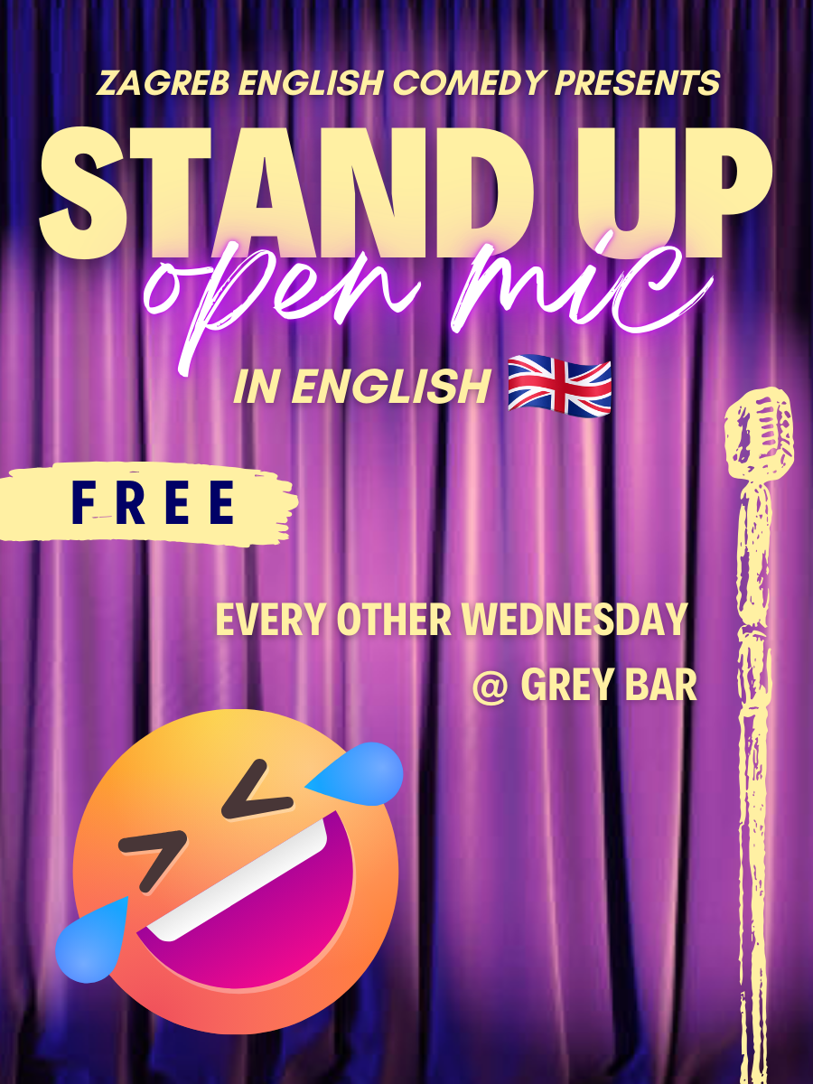 Ulaznice za FREE English Stand-Up Open Mic (with a special guest ...