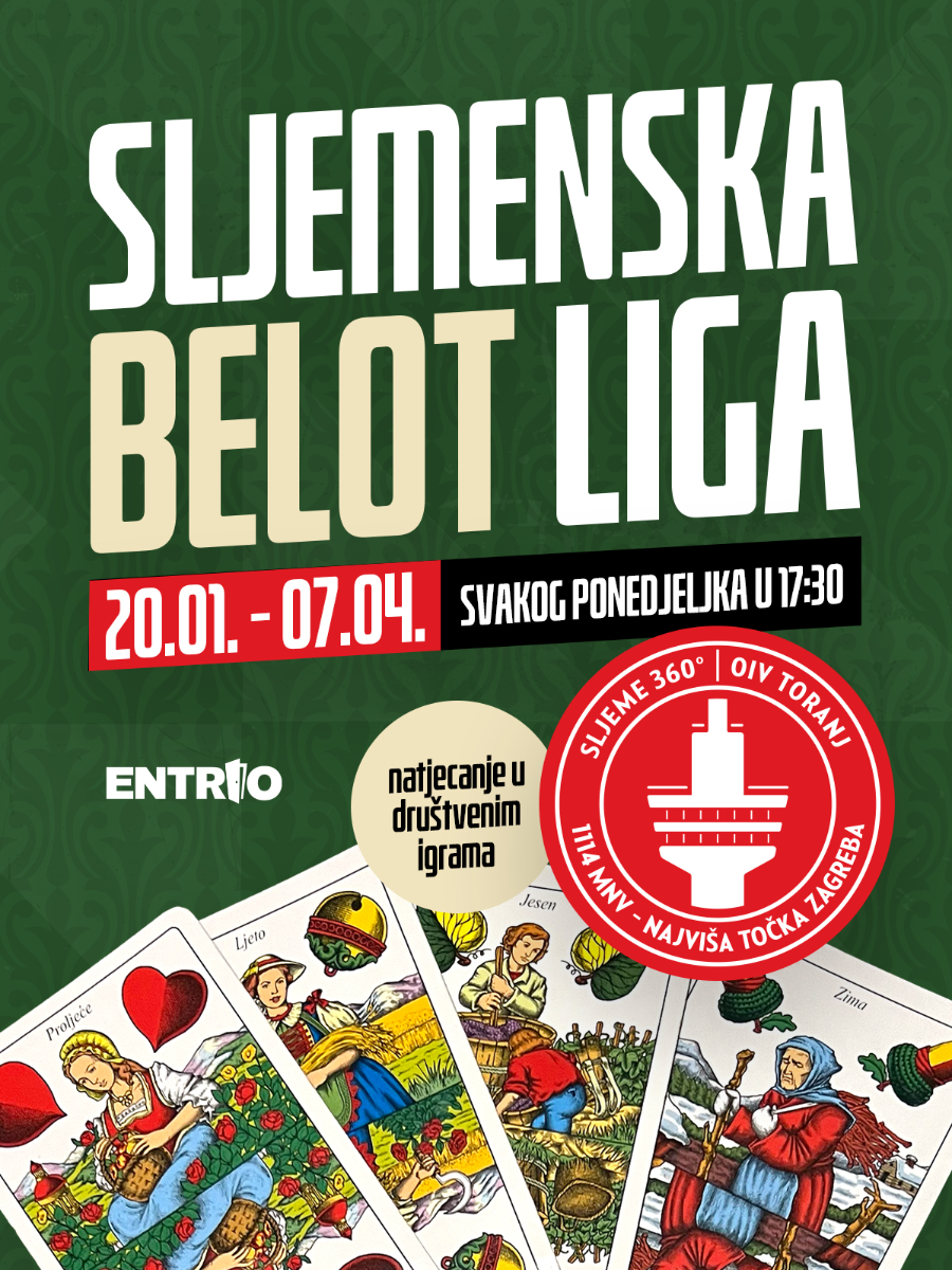 Tickets for Sljemenska BELOT liga - Jedinstveno natjecanje u kartanju ...
