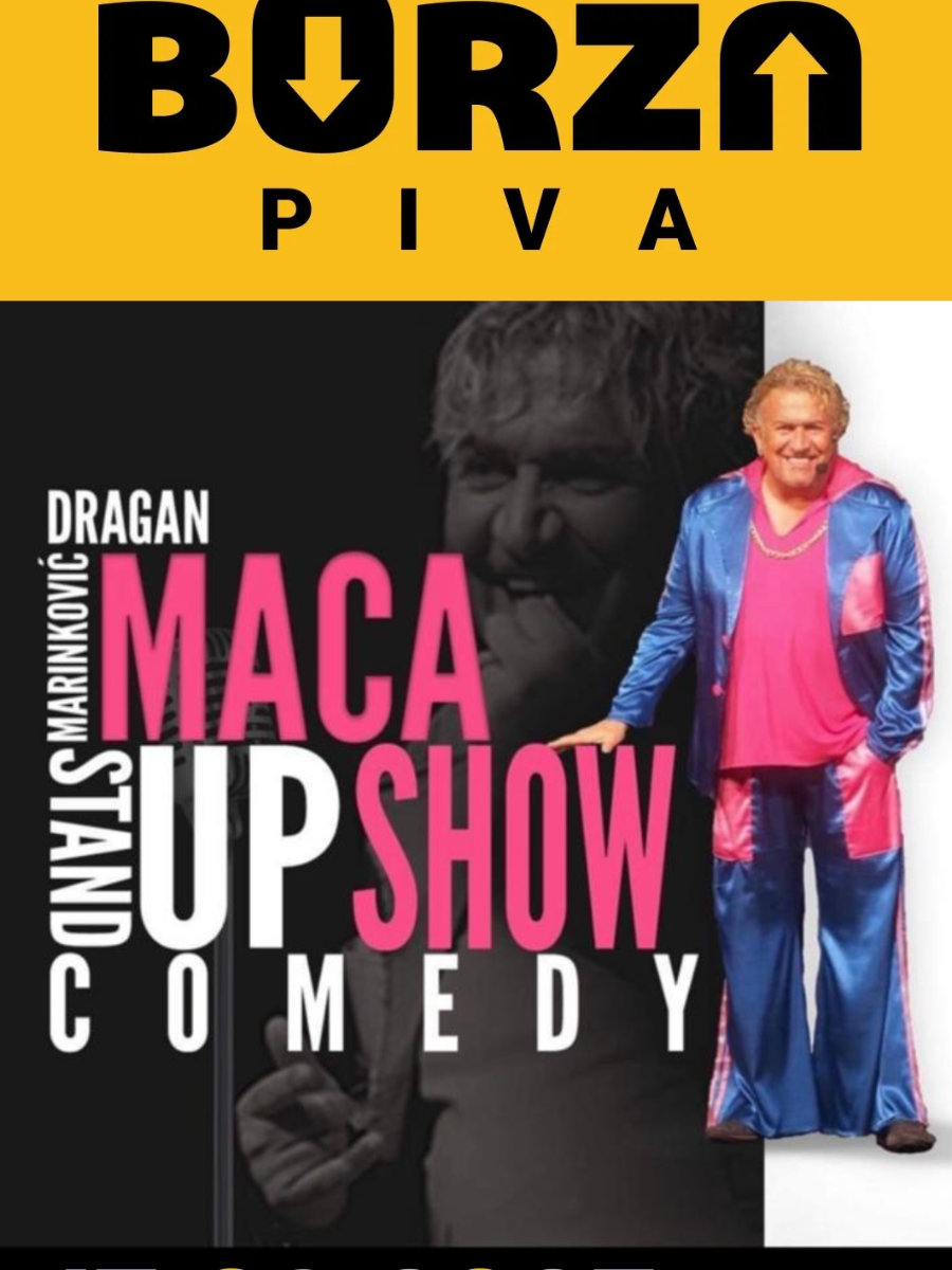 Tickets für Maca - Stand up Show Comedy 16.03.2025, Pub Borza Piva ...