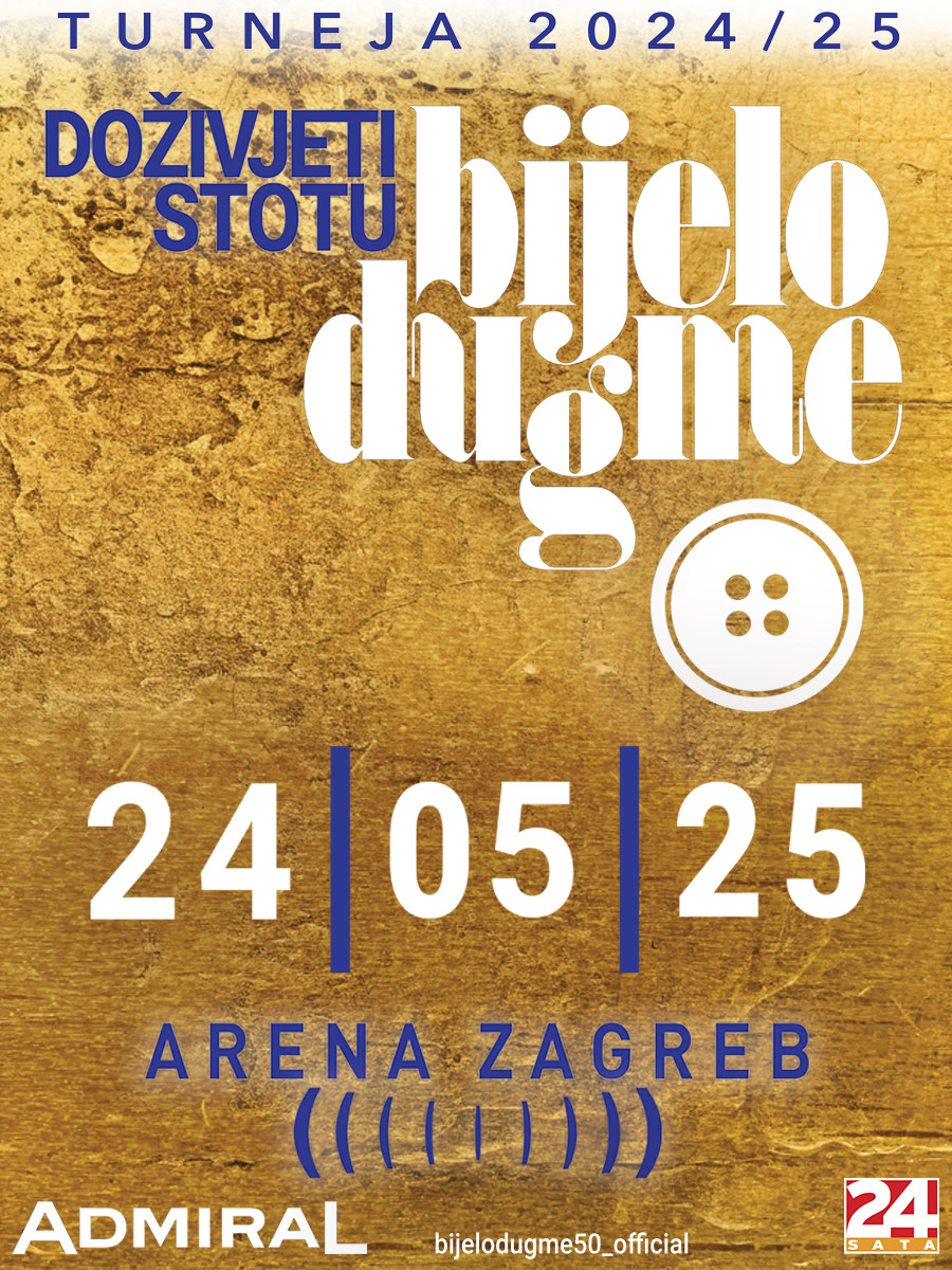 Ulaznice za BIJELO DUGME - TURNEJA "DOŽIVJETI STOTU" @ ARENA ZAGREB (TREĆI DATUM), Arena Zagreb ...