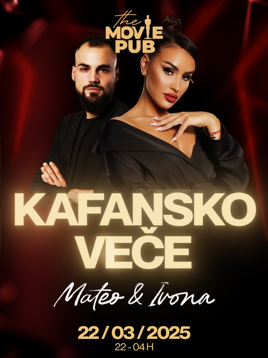 Ulaznice za KAFANSKO VEČE @ THE MOVIE PUB, The Movie pub, Zagreb ...