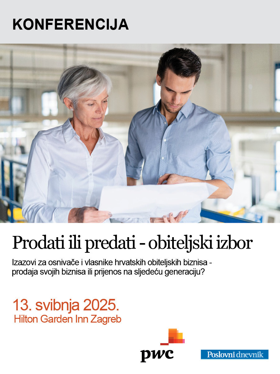 Prodati ili predati – obiteljski izbor, Hotel Hilton Garden Inn, dvorana South, 8. kat, Zagreb ...