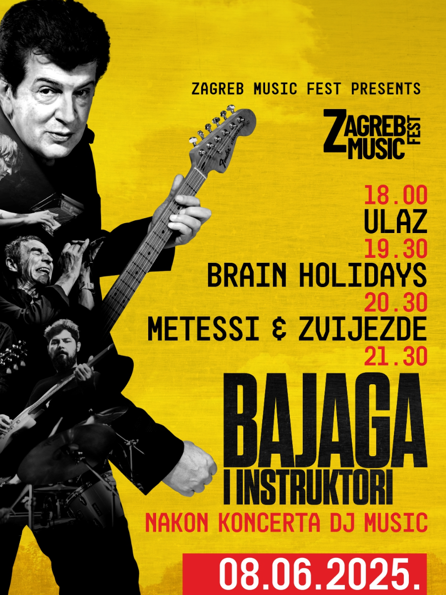 Ulaznice za BAJAGA & Instruktori @ ZAGREB MUSIC FEST / DAY 3., jarunsko jezero, Zagreb ...
