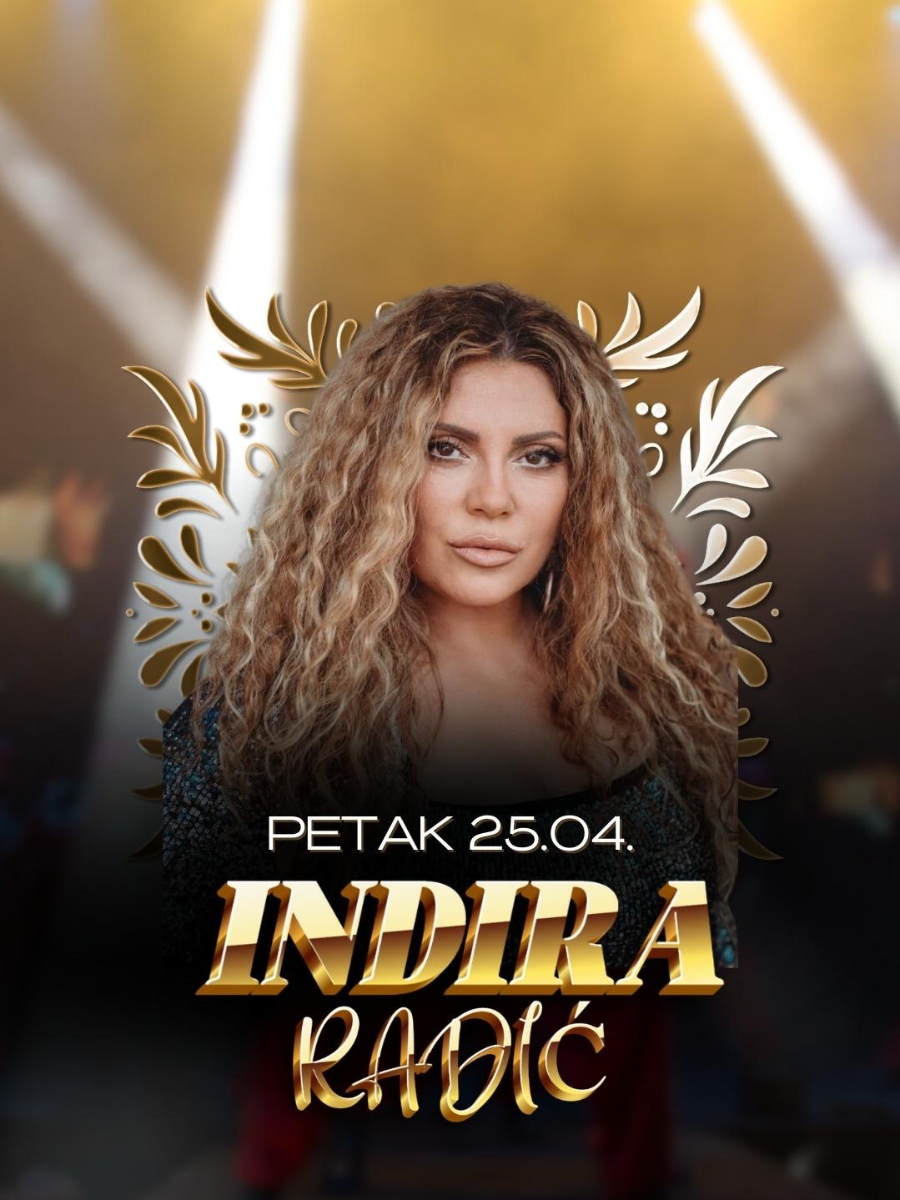 Ulaznice za Indira Radić @MINTCLUB, Club Mint, Zagreb | Petak, 25.04.2025., 22:00h | Entrio.hr