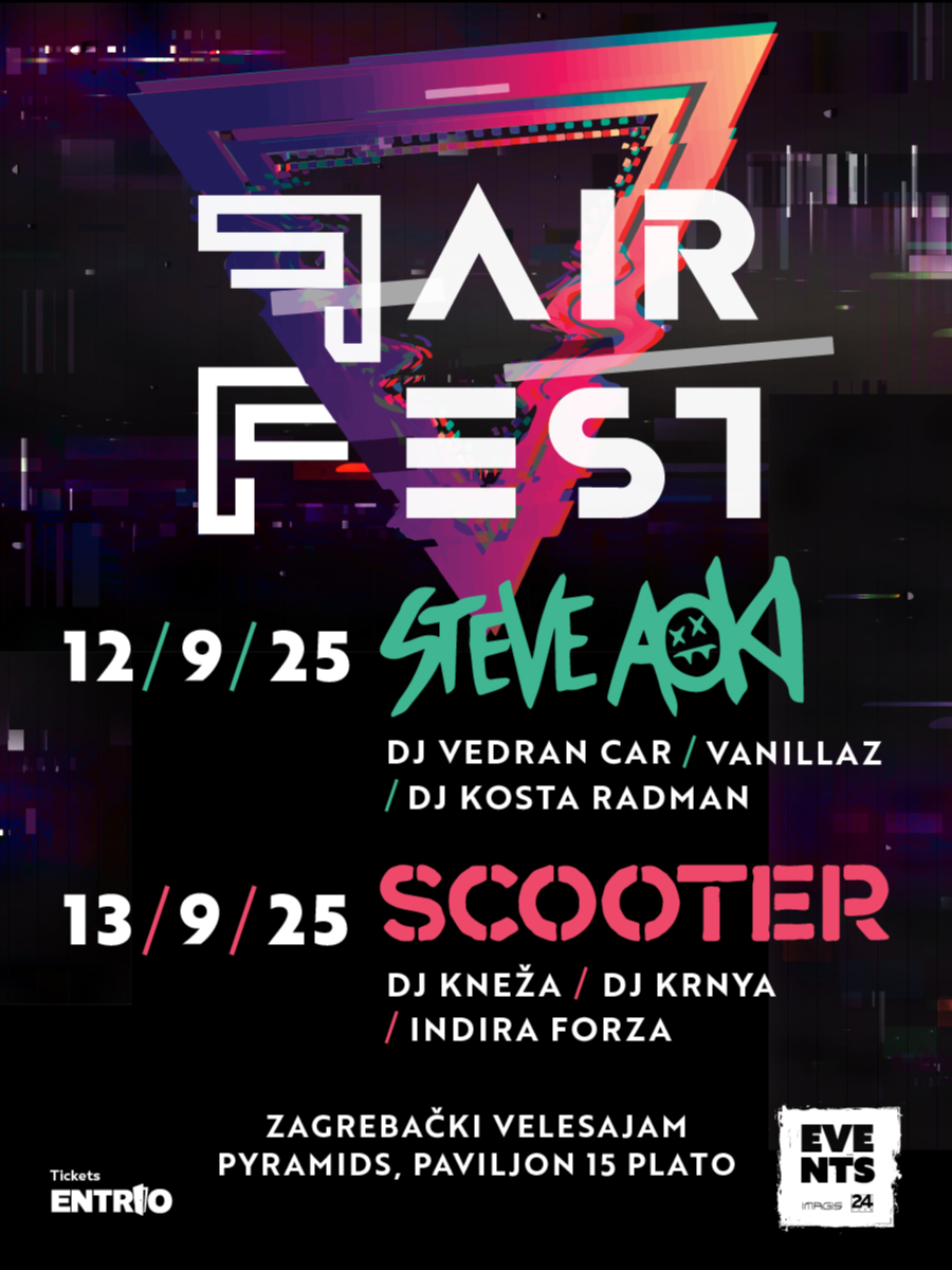 Ulaznice za FAIR FEST 2025 at Zagreb Pyramids, Zagrebački velesajam ...