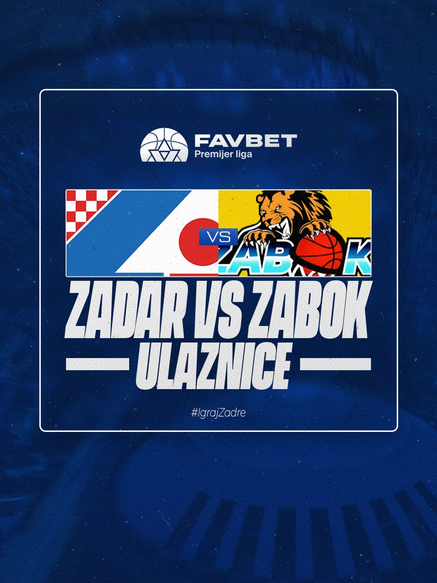 Tickets for KK Zadar - KK Zabok (Premijer liga), ŠC Višnjik, Zadar ...