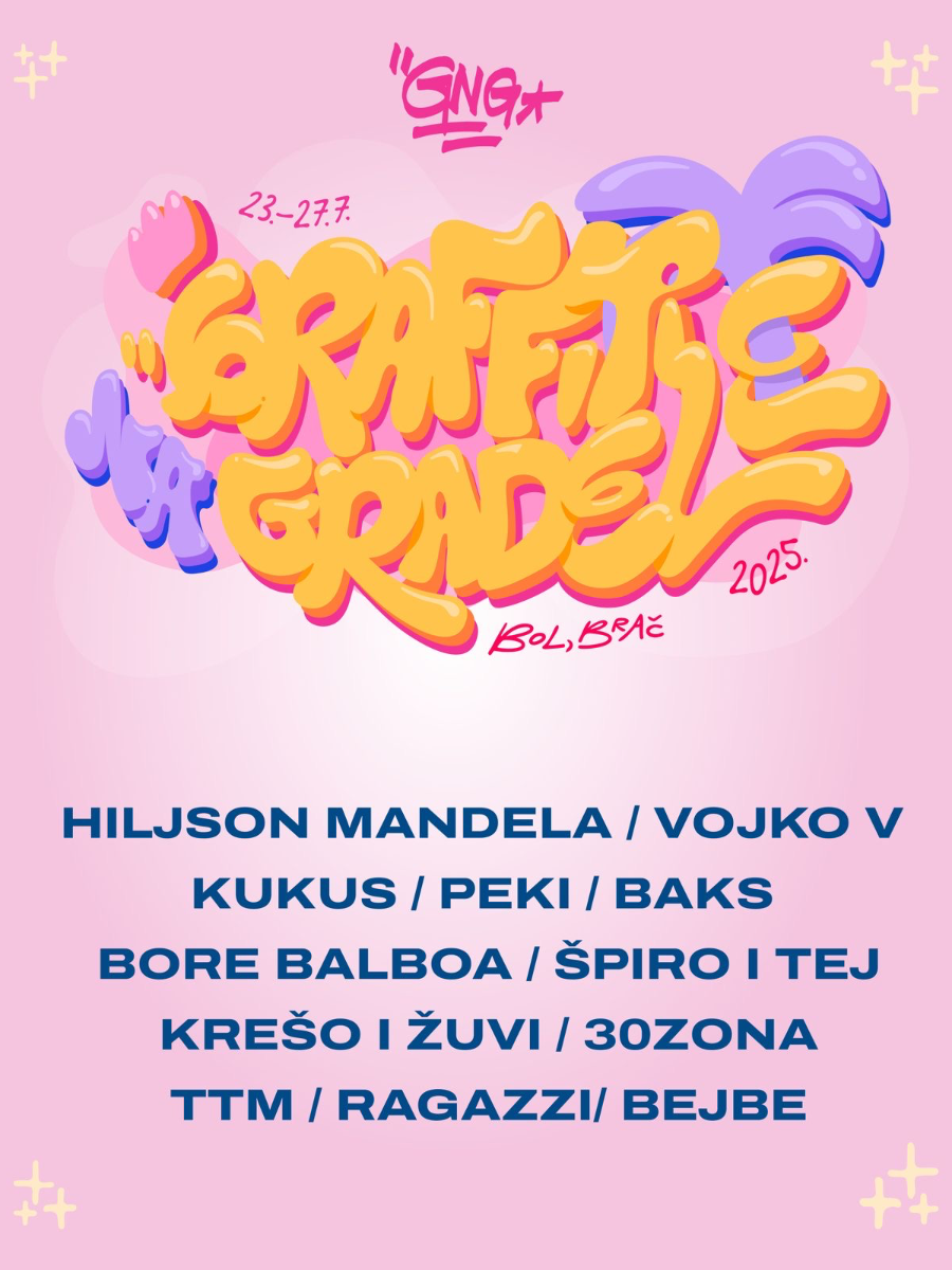 Vstopnice za GRAFFITI NA GRADELE 2025., Club 585, Bol | Od 25.07.2025 ...