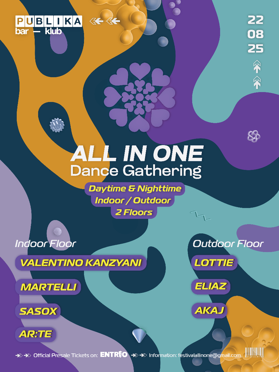 Vstopnice za ALL IN ONE Dance Gathering / 2 Floors Indoor - Outdoor ...