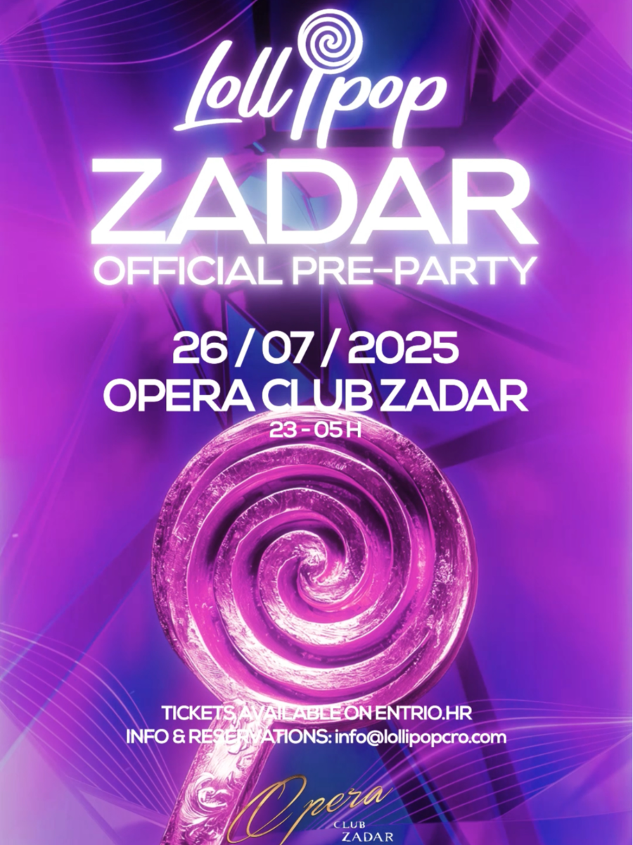 Ulaznice za Lollipop Zadar Official Pre-Party @ Opera Club, Opera club ...