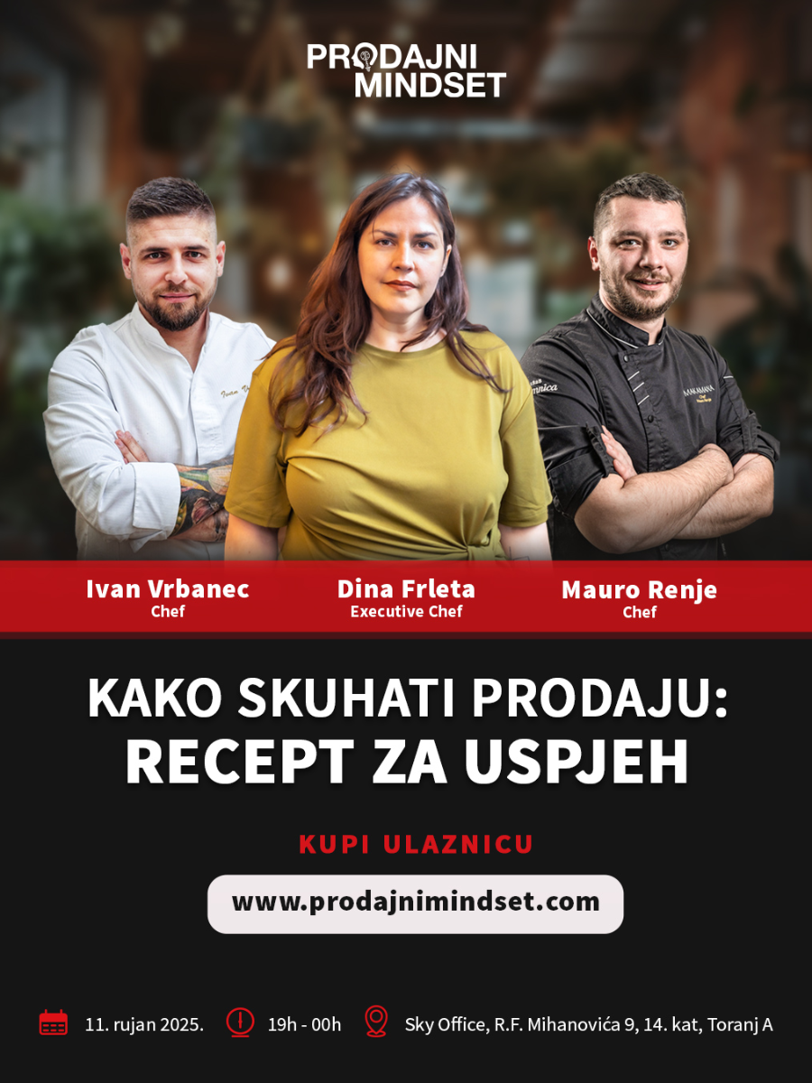 Ulaznice za Prodajni Mindset: KAKO SKUHATI PRODAJU, Sky Office, 14.kat, toranj A, Business Club ...