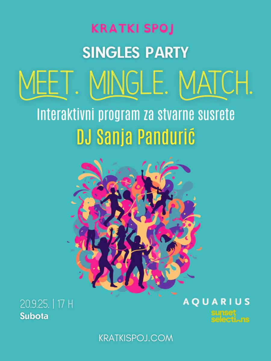 Tickets for Kratki spoj - Singles Party u Aquariusu (25-55 god.), AQUARIUS Klub, Zagreb ...