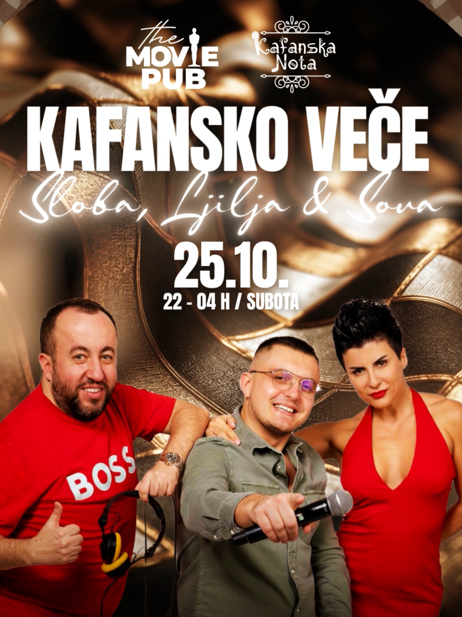 Ulaznice za KAFANSKO VEČE - LILJA SLOBO I DJ SOVA@ THE MOVIE PUB, The Movie pub, Zagreb | Subota ...