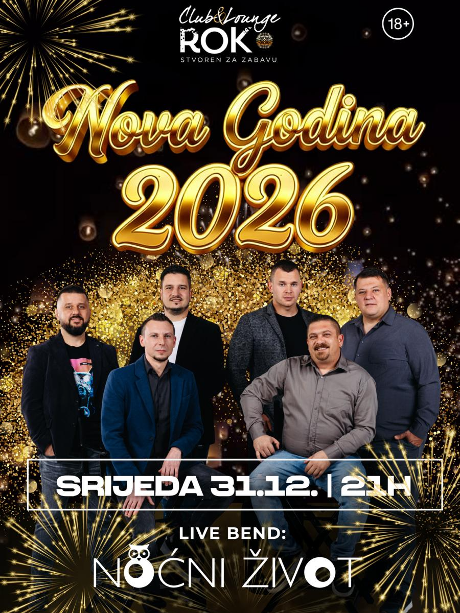 Tickets für DOČEK NOVE GODINE @ Club Roko, Club Roko, Zagreb | Mittwoch ...