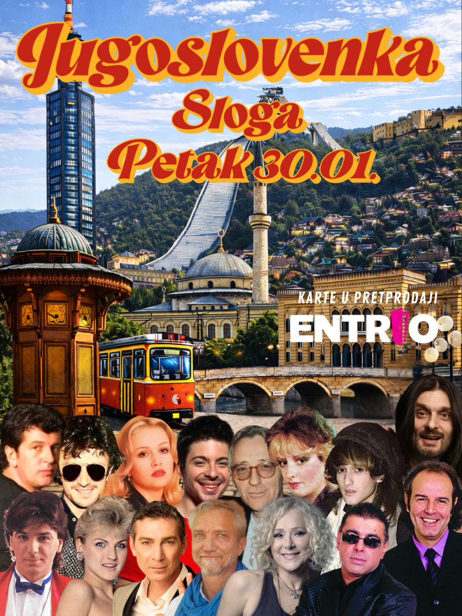 Ulaznice za Jugoslovenka u Slogi, Cinemas Sloga Sarajevo, Sarajevo ...
