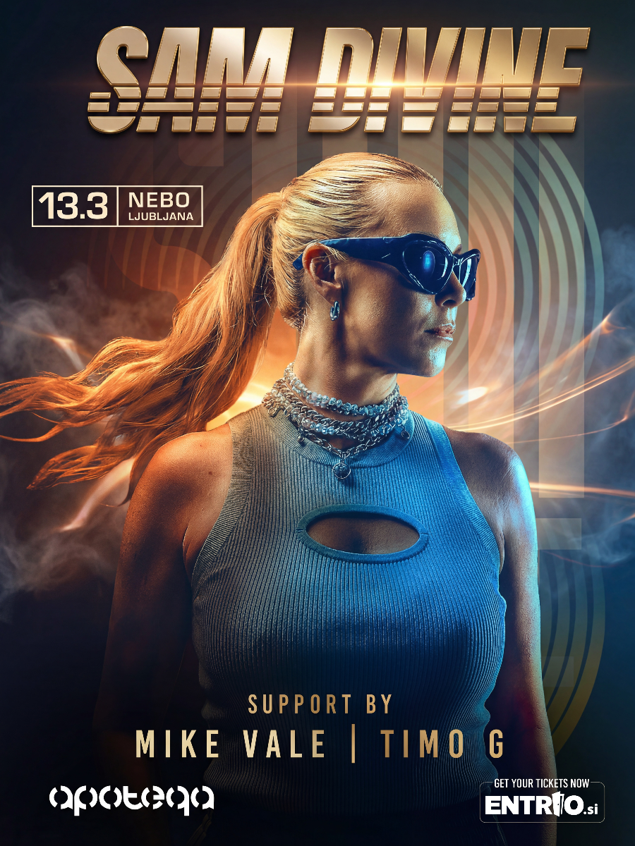 Ulaznice za SAM DIVINE, NEBO Show Restaurant, Ljubljana | Petak, 13.03. ...