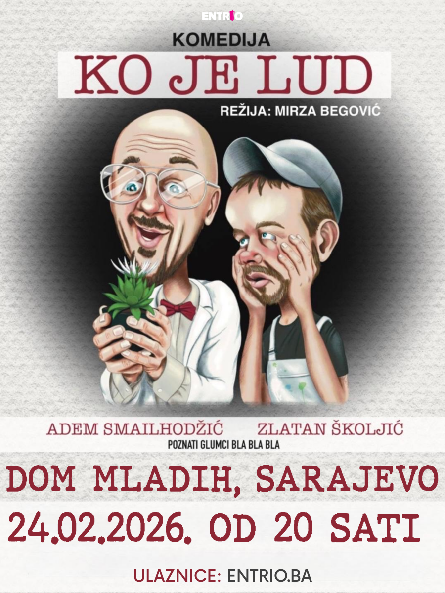Tickets for Ko je lud @ Sarajevo, Centar Skenderija - Dom mladih ...