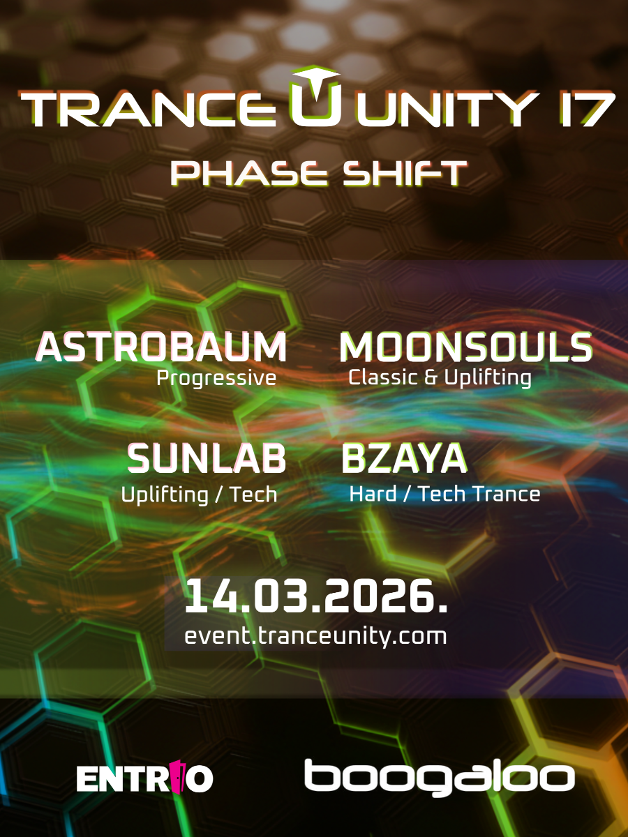 Ulaznice za Trance Unity 17: Phase Shift, Klub Boogaloo, Zagreb ...